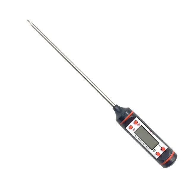 Digital Meat Kitchen Thermometer Stainless Waterproof Meat Temperature ...