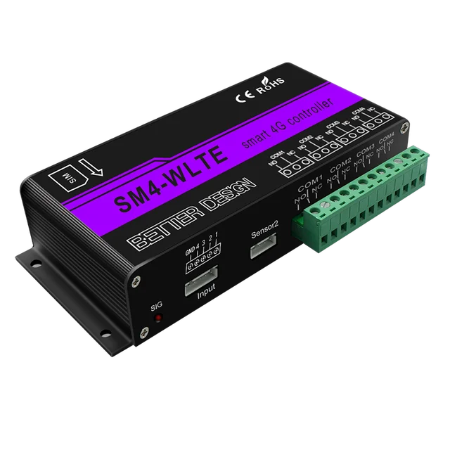 Sm4 4G Gsm Kapu Nyitó Kapcsoló Vezeték Nélküli Távirányító Ajtóhoz Való Hozzáférési Ajtó Parkoló ...