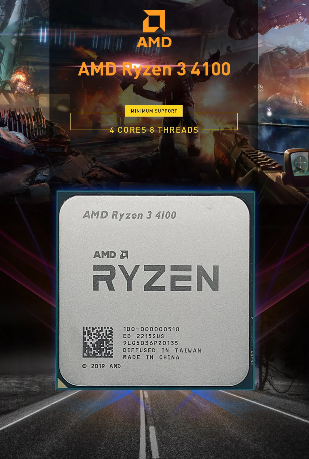 AMD Ryzen 3 4100 BOX 4000 シリーズ デスクトップ プロセッサー 【上品】