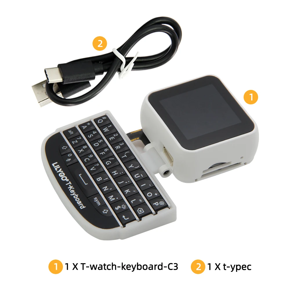 LILYGO ® Watch-Keyboard-C3 V1.0 ESP32-C3 Модуль расширения T-Watch ...