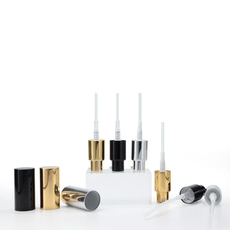 50pcs-lot-Aluminum-Gold-Silver-Black-Sprayer-Atomizer-Press-Pump-Head ...