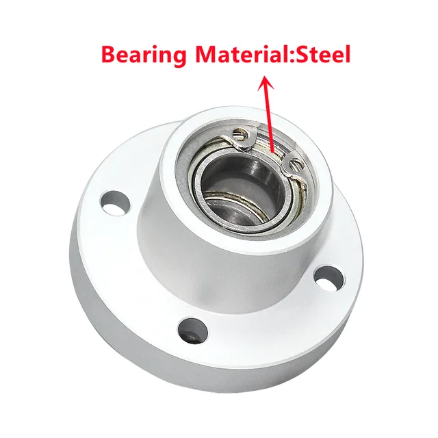 free shipping Flange Round Bearings with Housing Aluminum Flange type ...