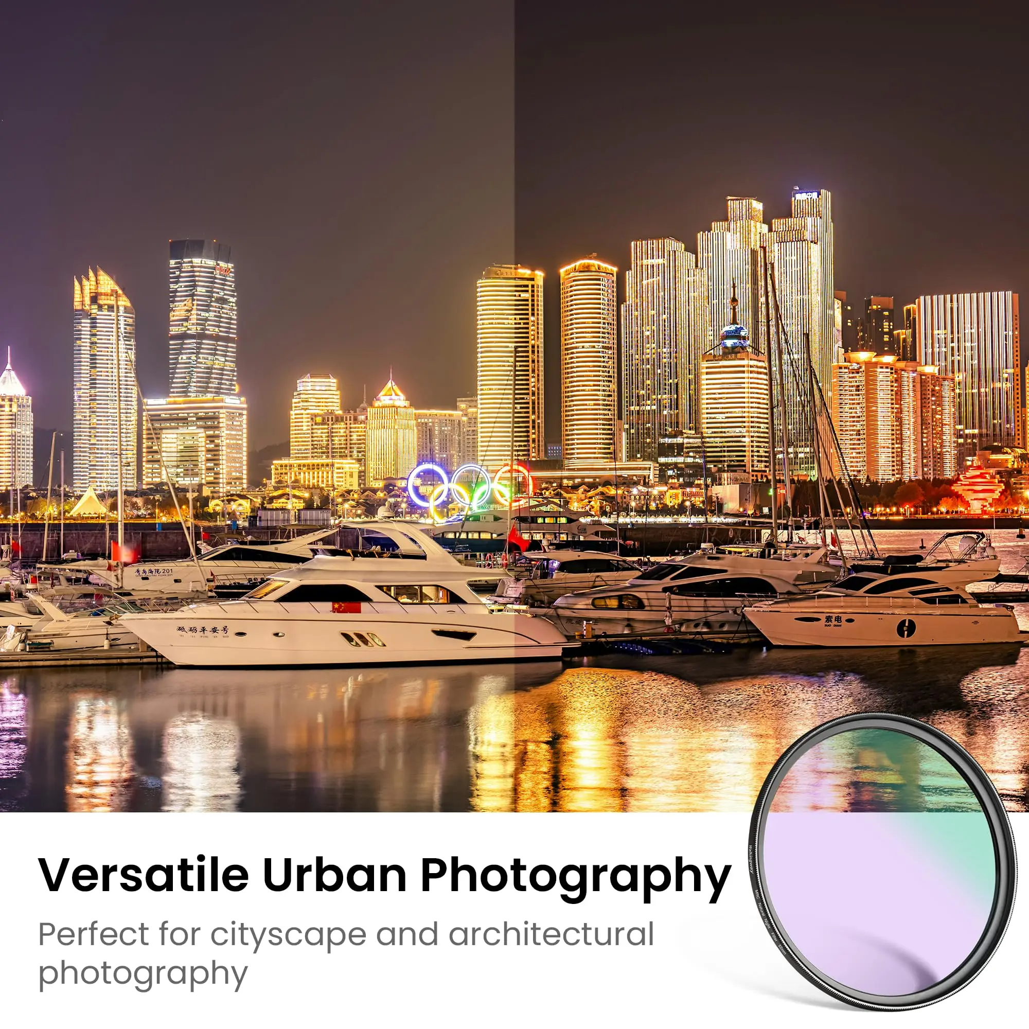 Walking Way Natural Night Filter Light Pollution Reduction Filter Nano ...