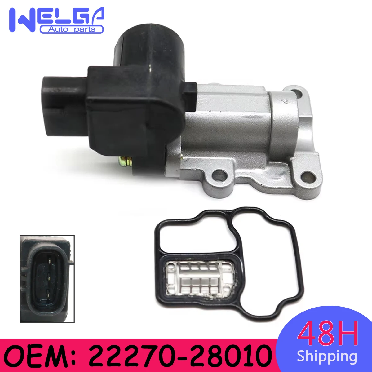 1X New 22270-28010 Idle Air Control Valve For Toyota- RAV4- Highlander ...