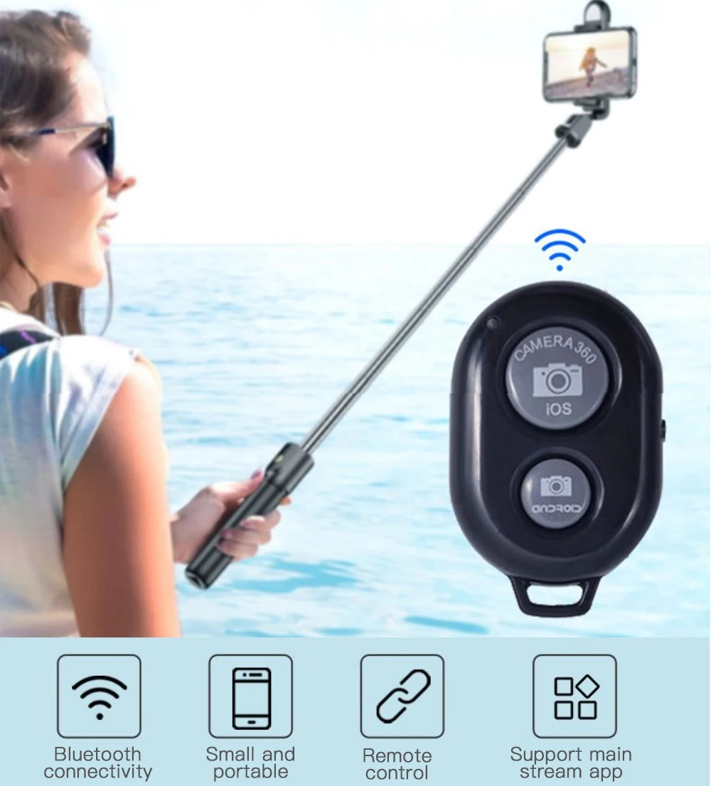 Мини-камера bluetooth-совместимый пульт дистанционного управления ...
