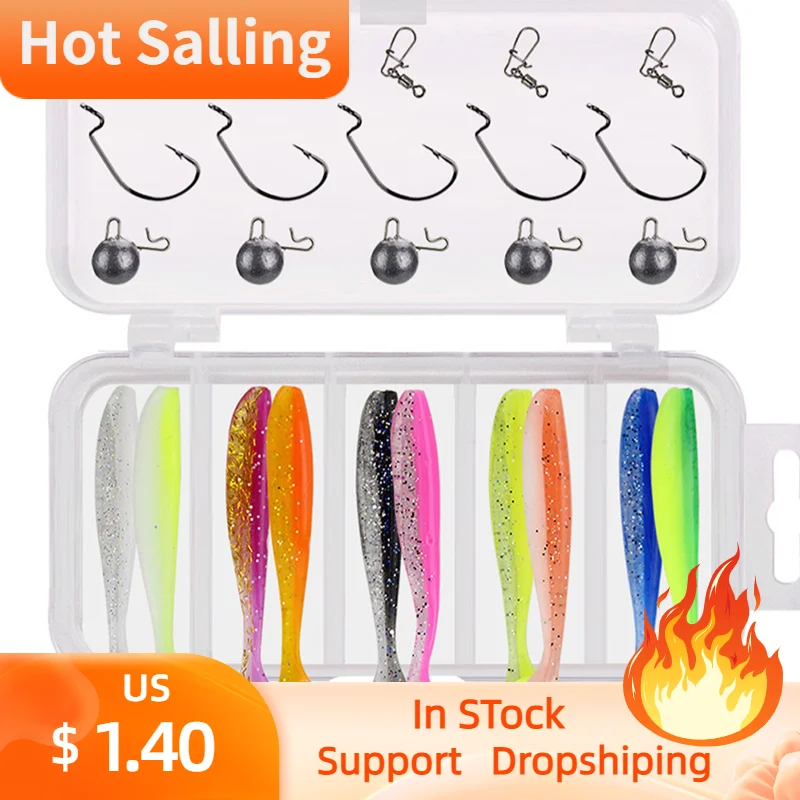 10 sztuk/partia 3D oczy miękkie wędkowanie przynęty silikonowe robaki ...