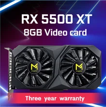 Mingzhou RX5500XT 8GB 128bit GDDR6 gaming graphics card, AMD Radeon rx 5500xt 8gb, 6pin + DP*2 ...