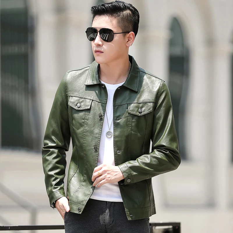 Spring-Autumn-Fashion-Men-s-Turn-Up-Collar-Pu-Leather-Jacker-Coats-Men ...