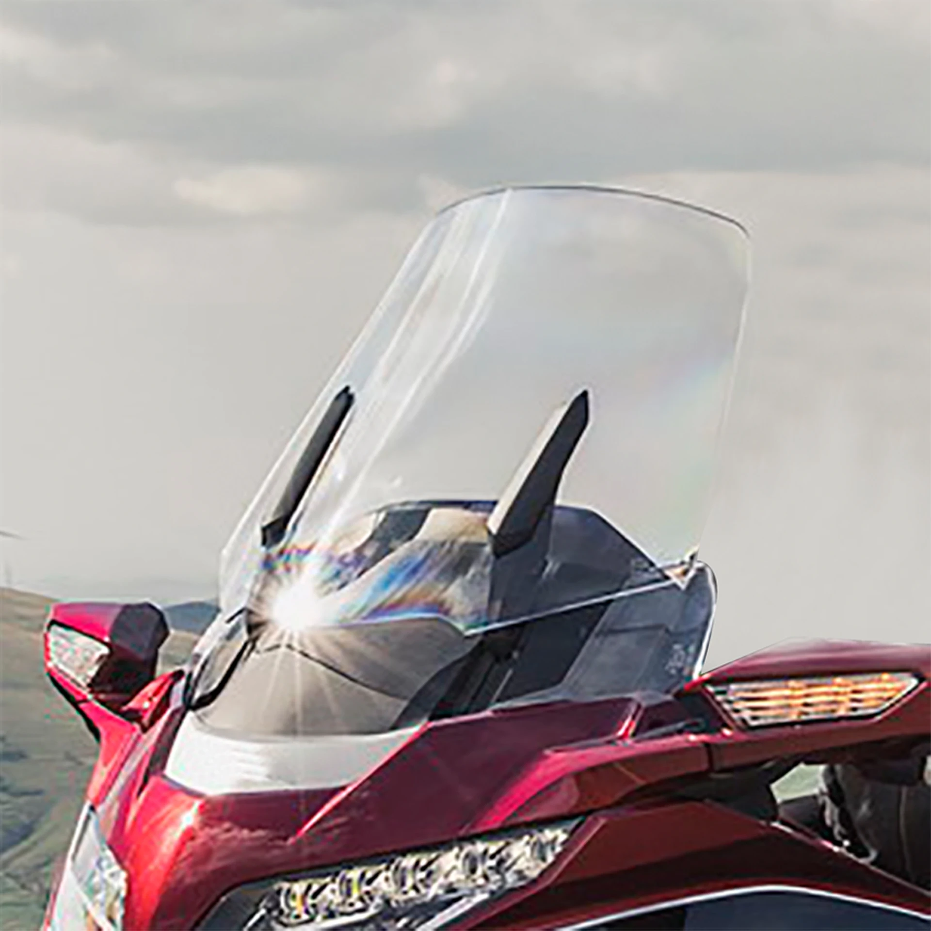 Motorcycle-Standard-Style-Windshield-Wind-Deflector-Windscreen ...