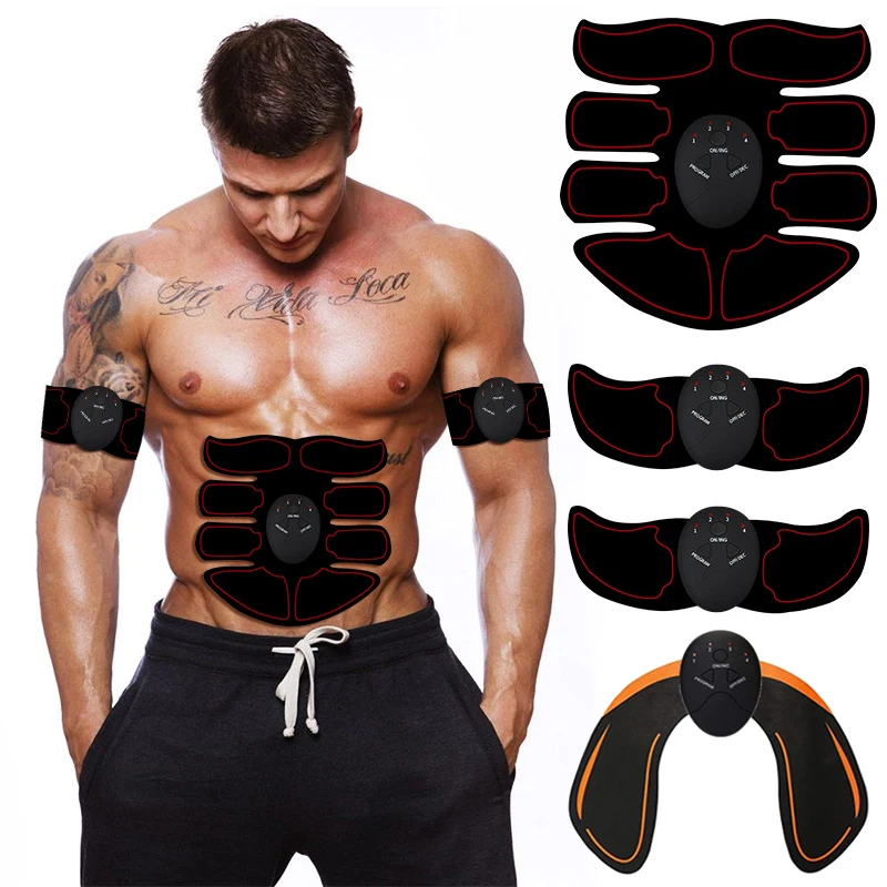Muscle Stimulator Abdominal Trainer Fitness Abdominal Training EMS ...