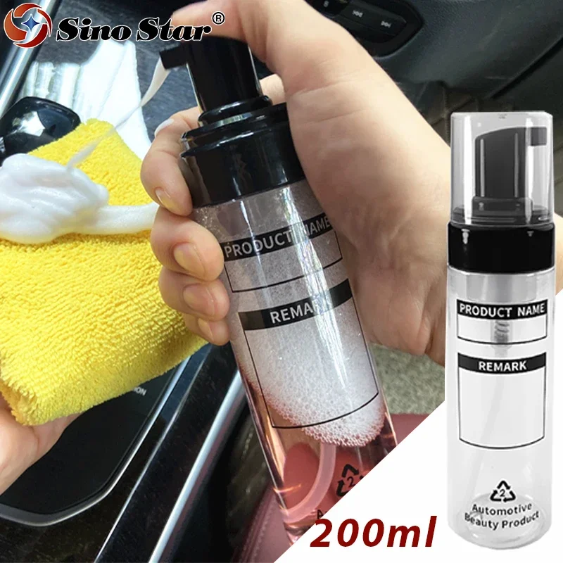 Car-Interior-Wash-Shampoo-Container-Dilution-Refill-Bottles-200ML-Press ...