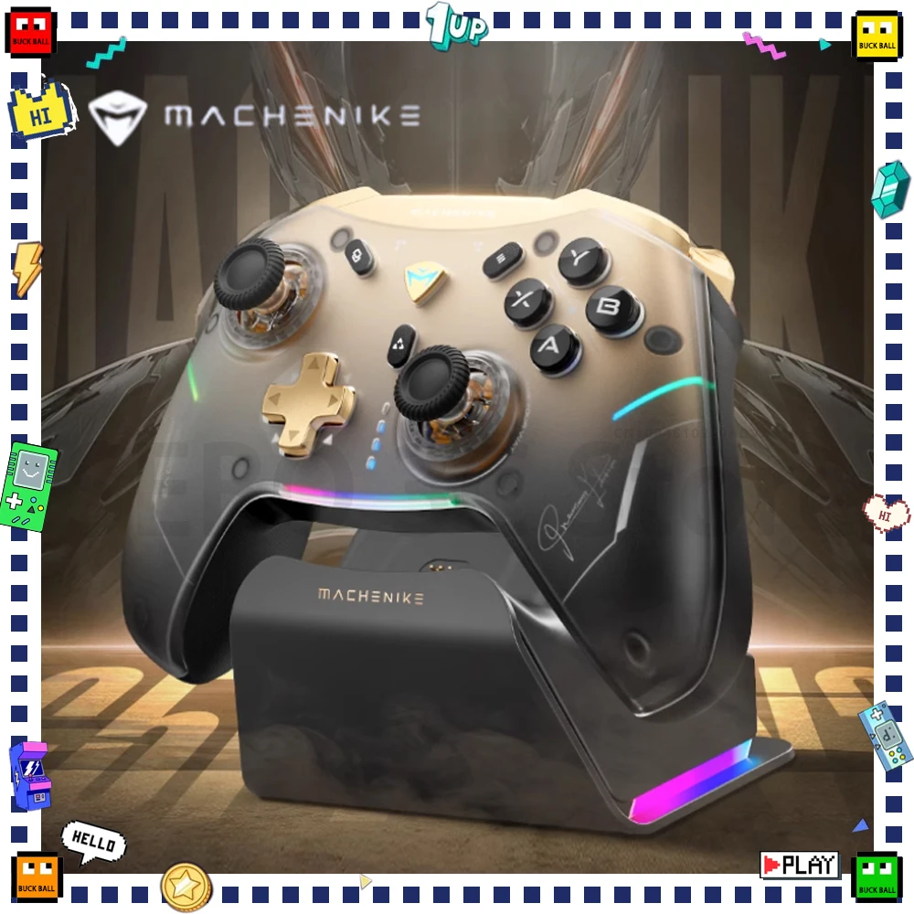 Machenike-G5-Pro-V2-Collector-Edition-Tri-Mode-Gamepad-gatilho-ptico ...