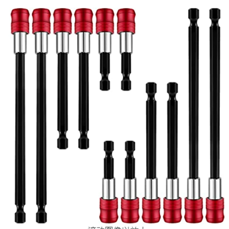Drill Bit Holder 1/3pcs Magnetic Drill Bit Extension Set, Quick Release ...