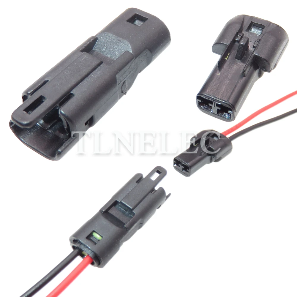 2 Pin Way Car Wire Harness Socket With Wires Small Mini Auto Sealed ...