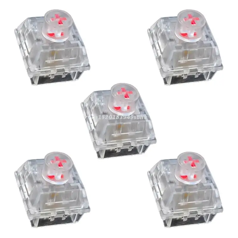 5pieces 3pin 42g Ttc Heart Switch Dustproof Rgb Linear Switch ...