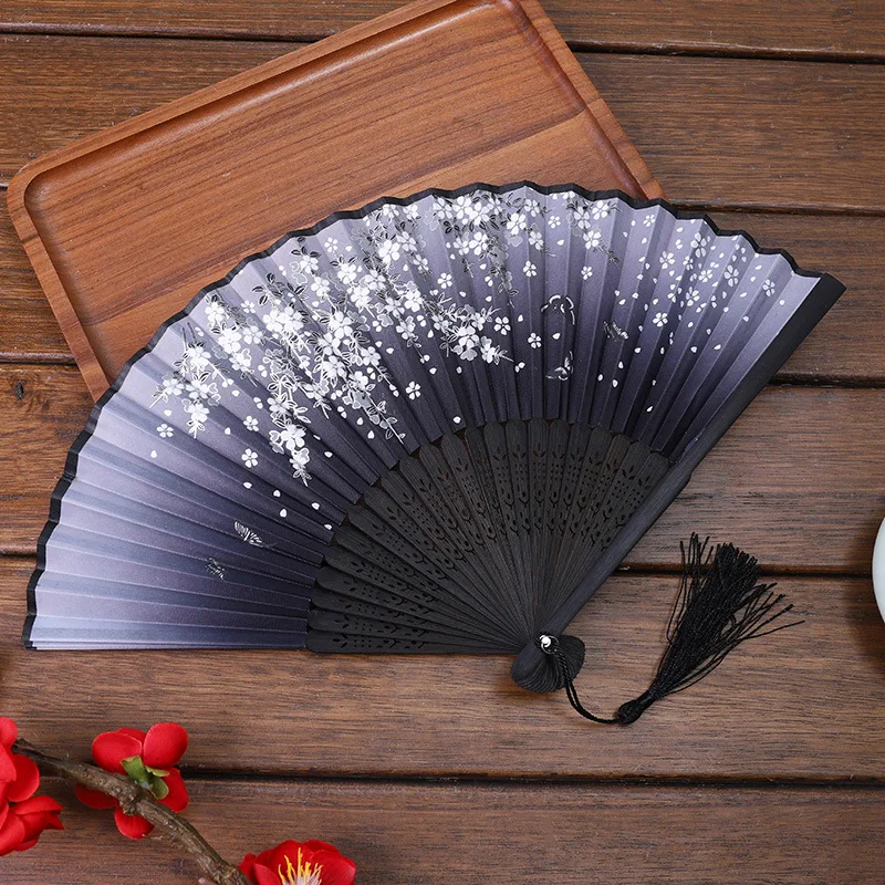 Ancient-Chinese-Style-Folding-Fan-Silk-Cloth-Plum-Blossom-Hand-Fan ...