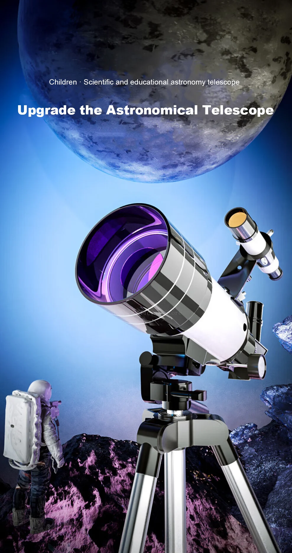 300MM Focal Length Professional Astronomical Telescope for Space 70MM ...