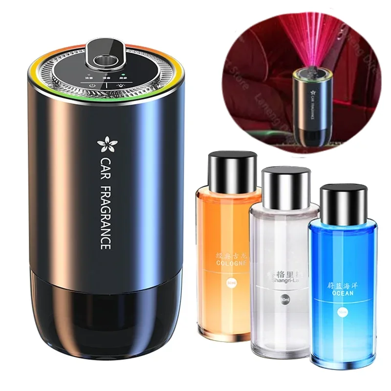 Car-Perfume-Air-Freshener-LED-Light-Starry-Projection-Light-Oil ...