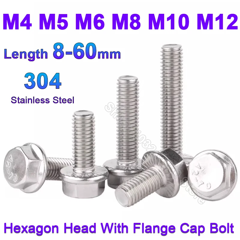 M5-M6-M8-M10-M12-A2-304-Stainless-Steel-GB5787-External-Hexagon-Head ...