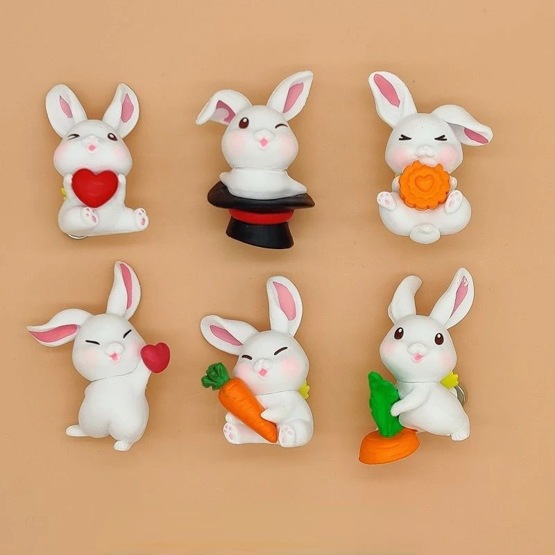 Rabbit Magnetic Refrigerator | Refrigerator Magnet Stickers | Rabbits ...