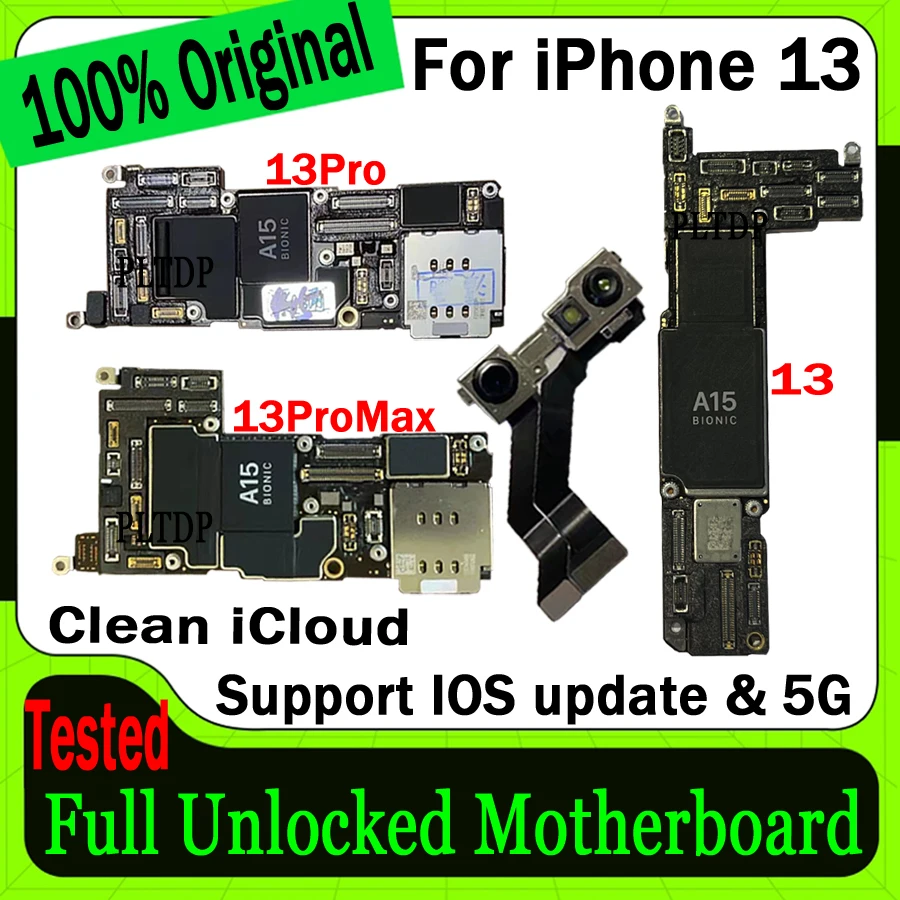 100-Tested-Full-Work-Mainboard-For-IPhone-13-Pro-Max-Motherboard ...