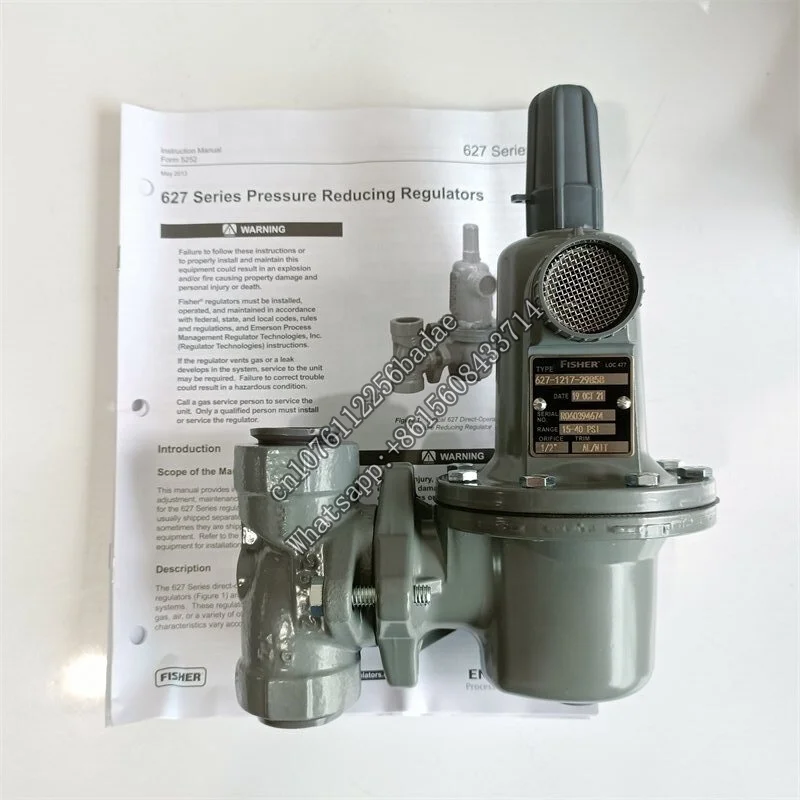 Fisher-627-Series-Pressure-Reducing-Regulator-Industrial-Regulators-627 ...