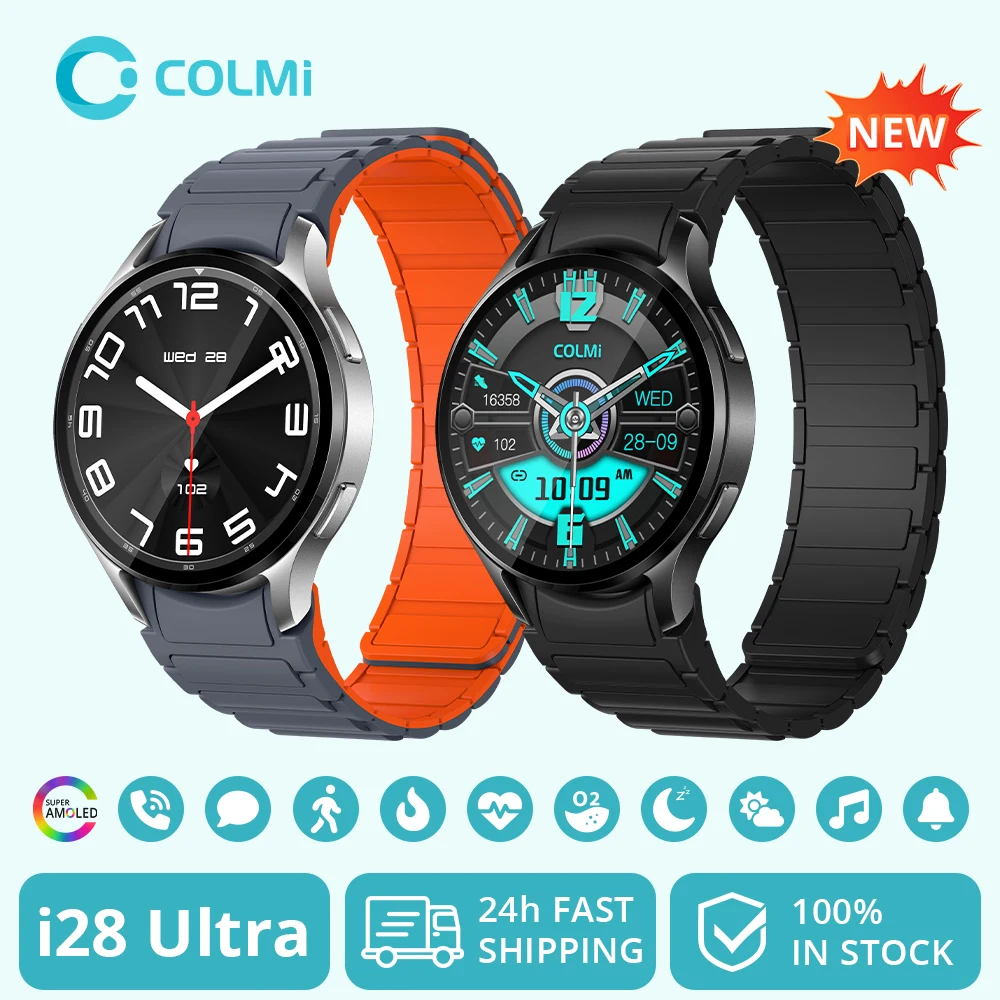 COLMI-Smartwatch-Ultra-AI-para-homens-e-mulheres-display-AMOLED-AI-Da ...