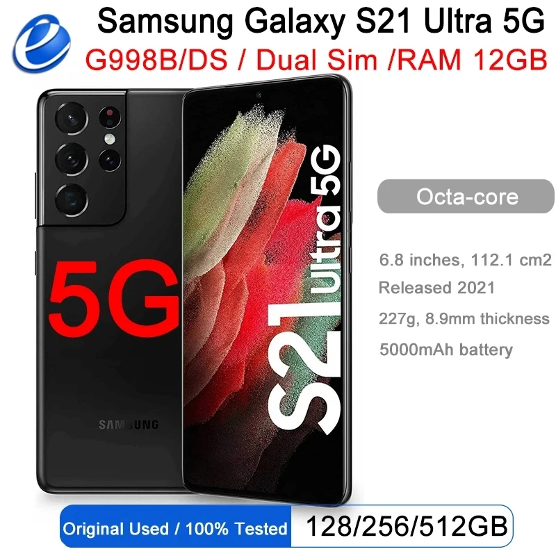 Samsung-Galaxy-S21-Ultra-5G-Dual-Sim-Vers-o-Original-Global-Exynos-NFC ...