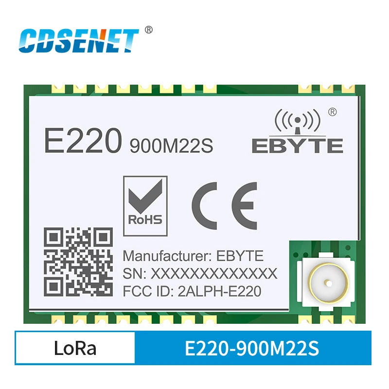 5pcs Llcc68 868mhz 915mhz 22dbm Lora Wireless Module 6km Long Range Rf ...
