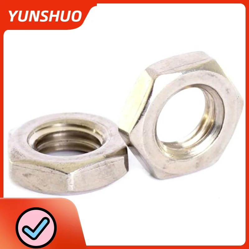 1 PC M27 30 33 36 M39 A2 STAINLESS FINE PITCH Thread HEXAGON HALF LOCK ...