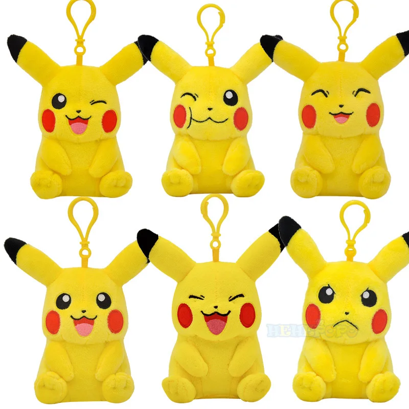 Pikachu Pokemon Plush Keychain | Pikachu Keyring Doll | Pokemon Keyring ...