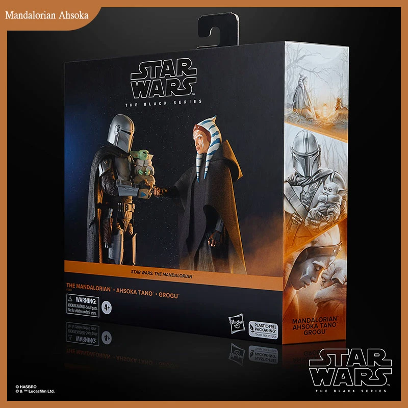 Anime Star Wars The Black Series Mandalorian Ahsoka Tano & Grocu Toy 6 ...