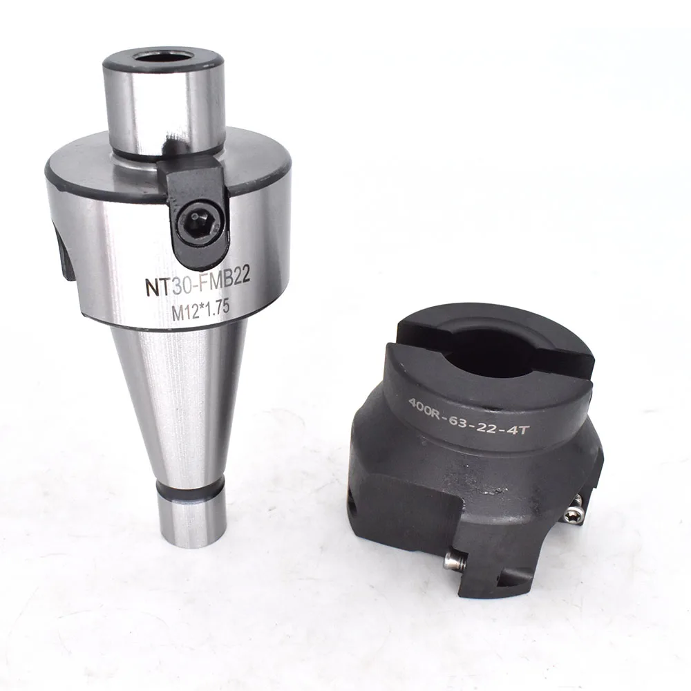 New 1set NT40 FMB22 45L toolholder/NT30 FMB22 45L + BAP400R 50 cutter head face end mill for CNC ...