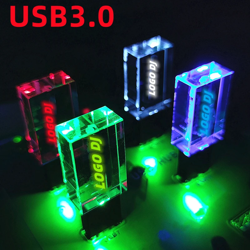 Brand New Usb 3.0 High Speed Writing Reading Colorful Led Light Dj ...
