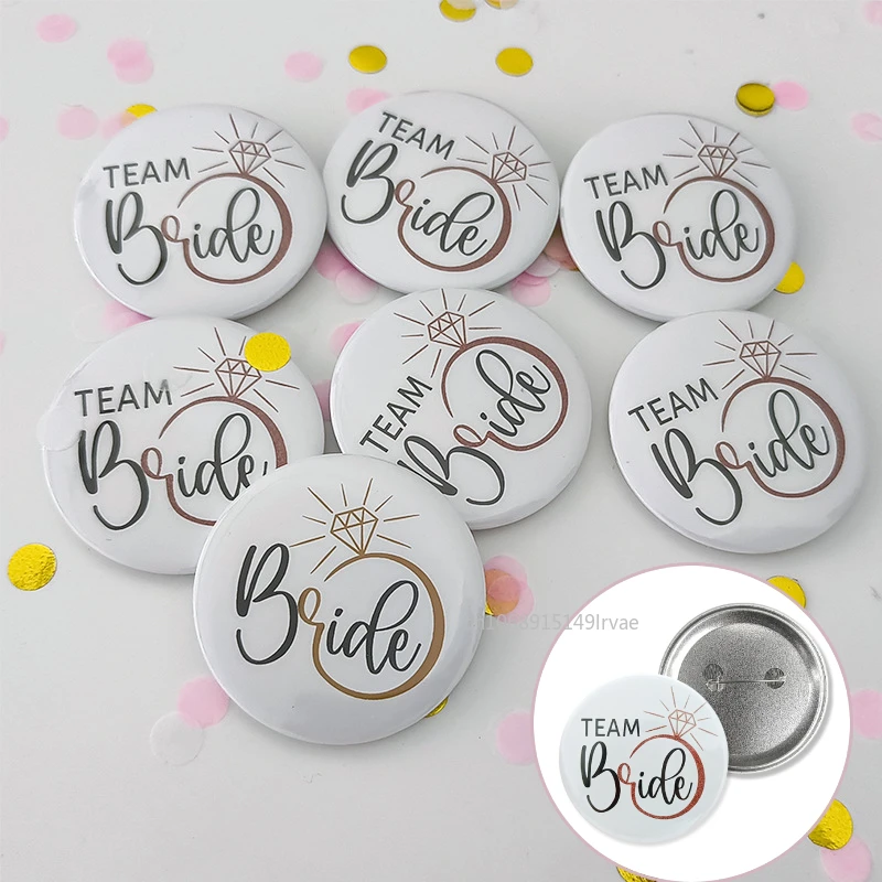 12-5-1Pcs-Team-Bride-Team-Groom-Badge-Wedding-Hen-Party-Decoration ...