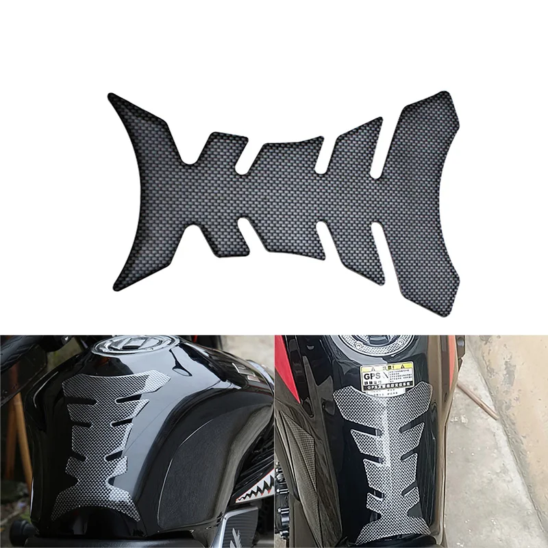 1PCS-Motorcycle-Oil-Tank-Stickers-Fishbone-Style-Tankpad-Protector ...