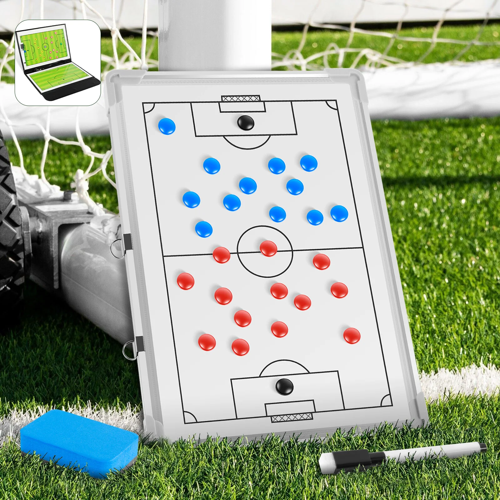 New-Soccer-Coaching-Board-Magnetic-Soccer-Coaches-Clipboard-Dry-Erase ...