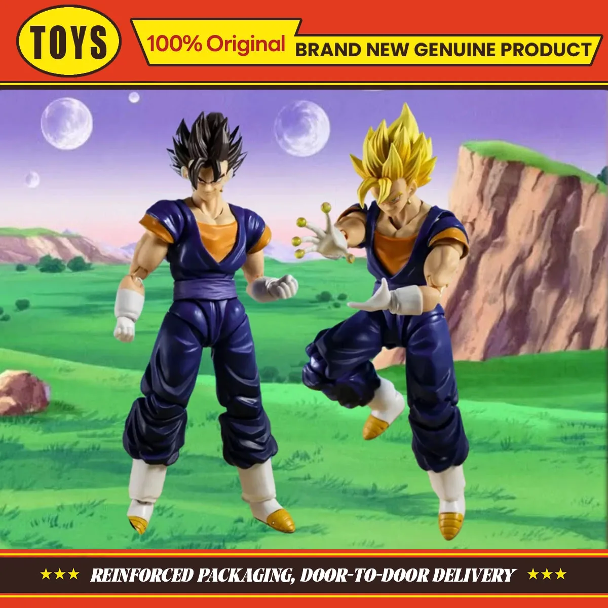 En Stock Demoniacal Fit Dragon Ball Z Vegetto SHF Super Saiyan SSJ ...