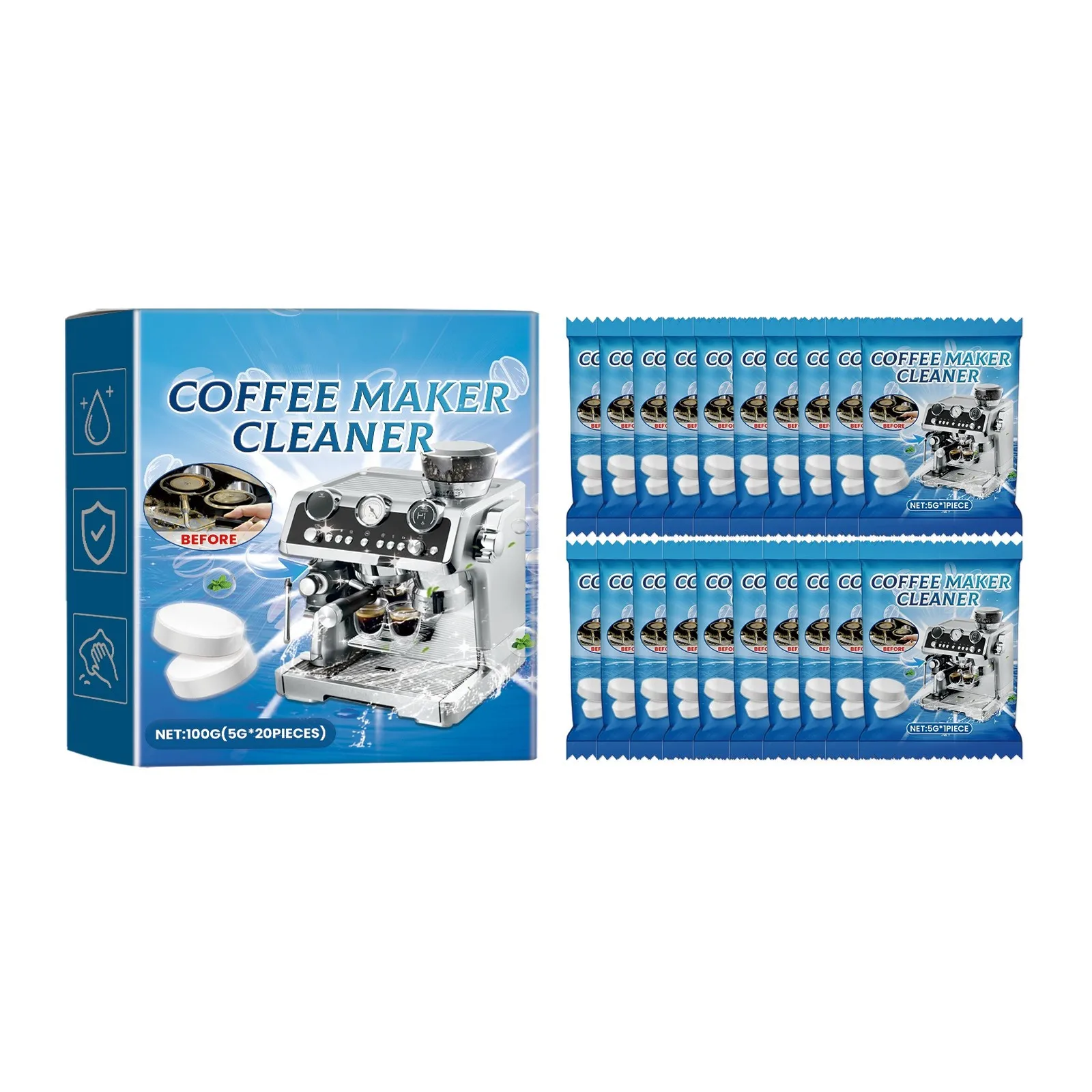 20Pcs-Coffee-Machine-Cleaning-Tablet-Effervescent-Tablet-Descaling ...