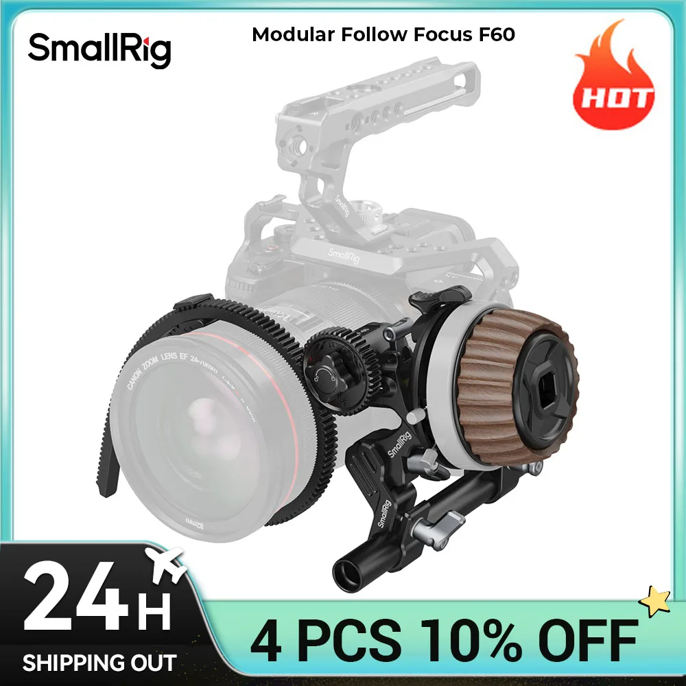 SmallRig Modular Follow Focus F60 for Precise Smooth Lens Focus Control ...