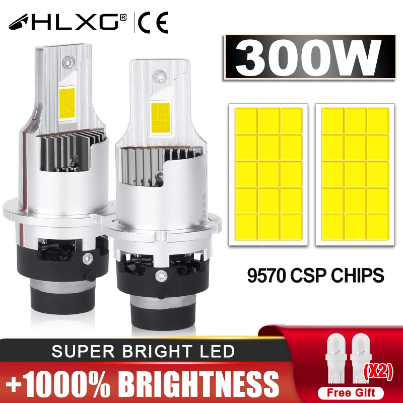 300W-D2S-D4S-LED-Car-Headlight-Bulbs-HID-D1S-D3S-Canbus-30000LM-D1R-D2R ...