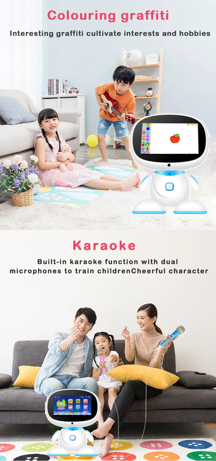 AI Robot Toy Educational Home School Kids Learning Machine - Children ...