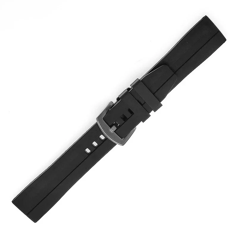 Extended-Length-Big-Size-23cm-Watch-Strap-for-Rolex-Silicone-Wristband ...