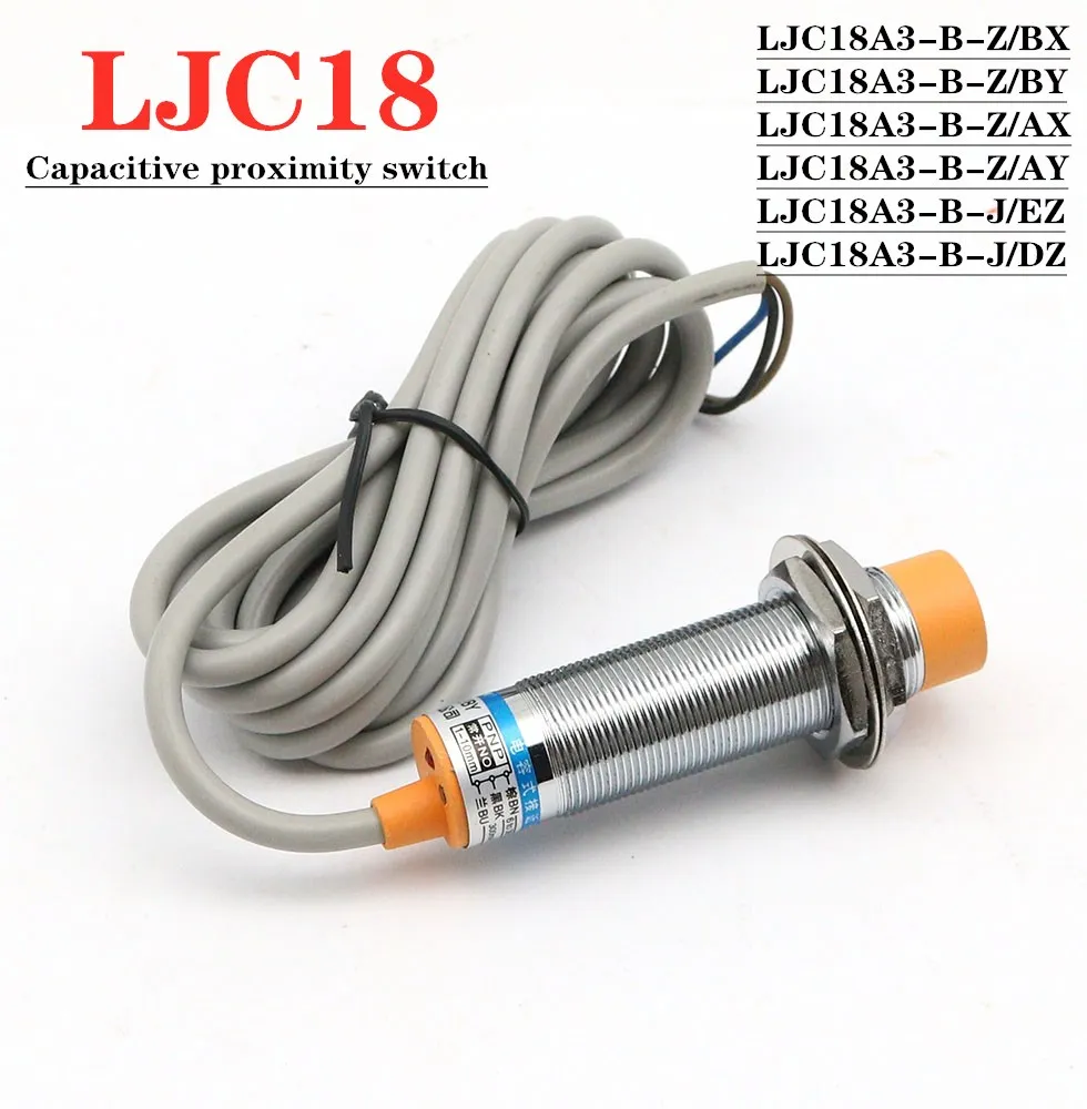 LJC18A3-B-Z-BX-BY-AX-AY-EZ-Approach-Sensor-Cylindrical-Capacitive-Proximity-Switch-10mm ...