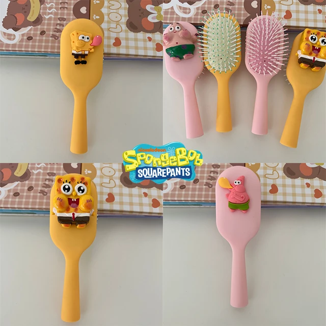 SpongeBob Patrick Star Scalp Massage Comb Mini Hair Brushes, 54% OFF