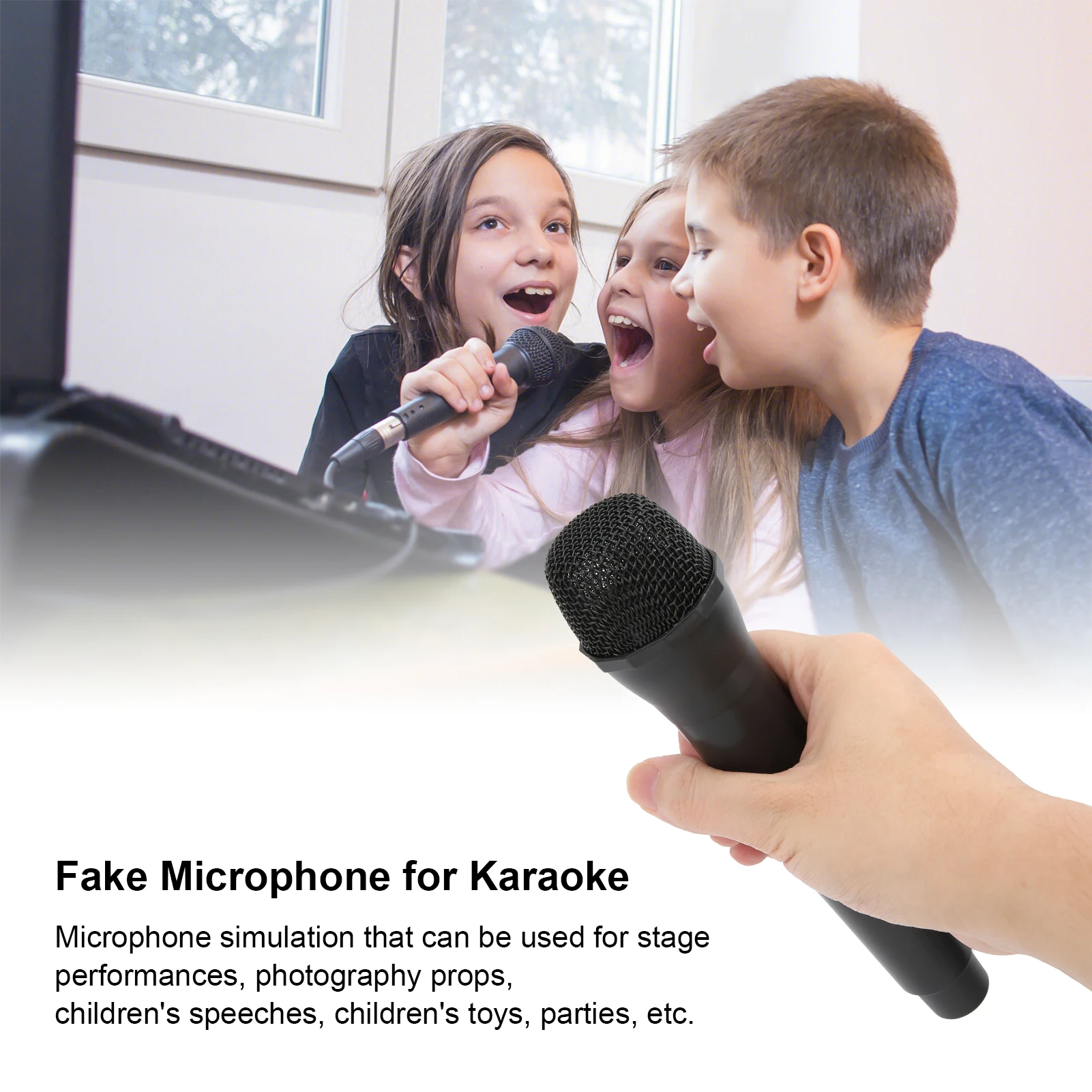 Plastic Prop Mic Prop Mic Prop Microphone Realistic Prop Microphone for ...