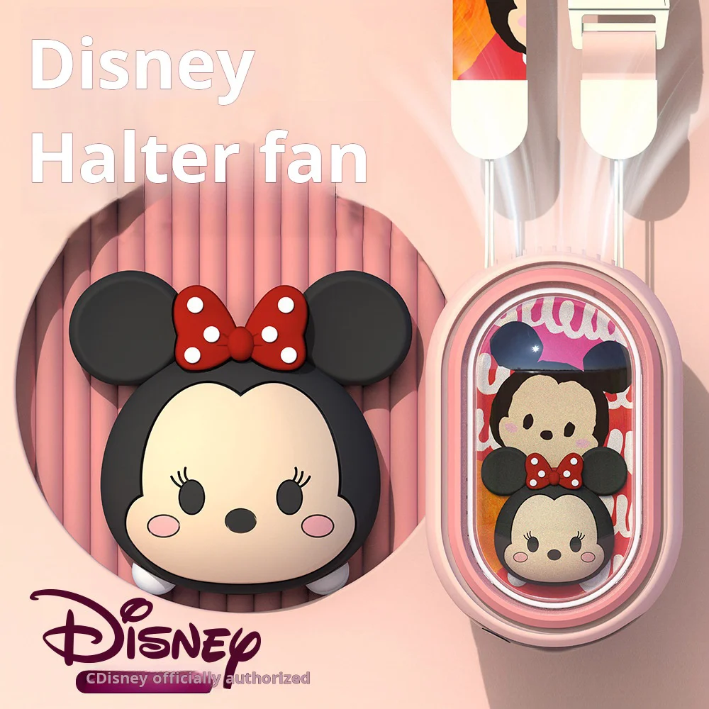 Disney-Portable-Hanging-Neck-Fan-Mini-Cooling-Waist-Fans-Bladeless-USB ...