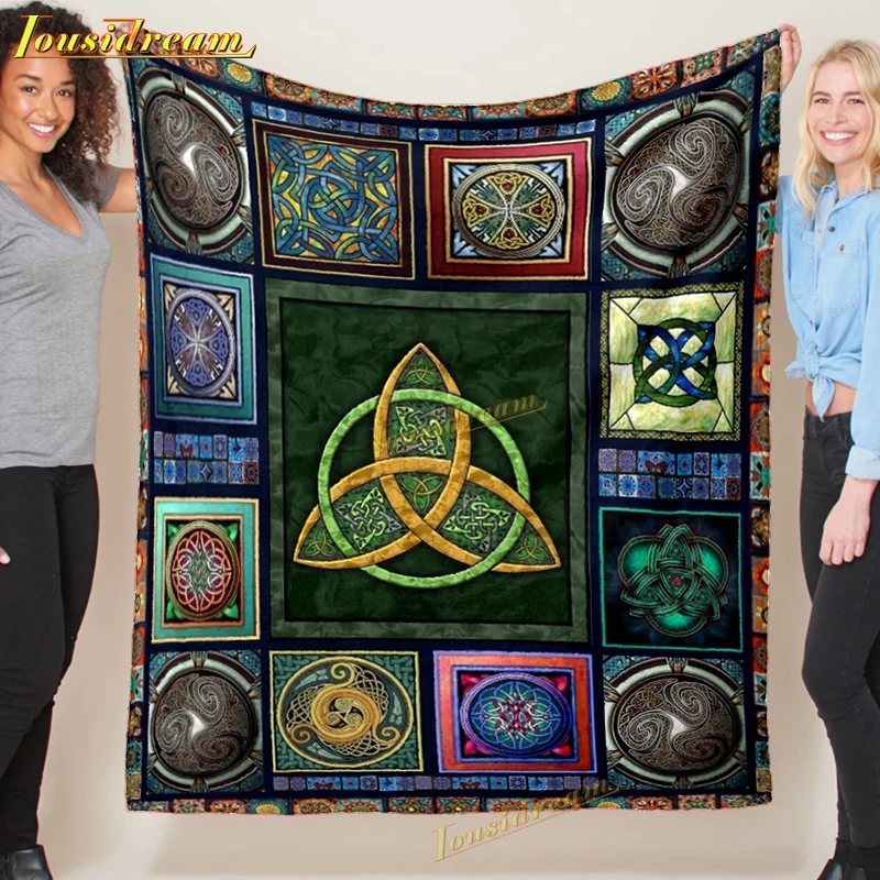 celtic-viking-Flannel-Blanket-office-blanket-Sofa-Couch-Durable-Decor ...