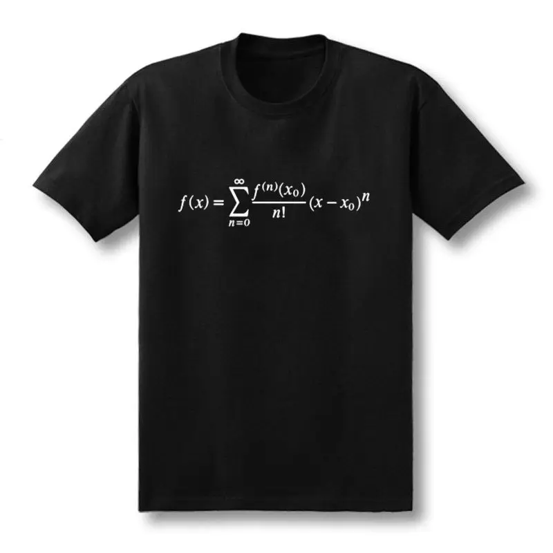 Summer Taylor Euler Formula Cotton Short Sleeve T-shirt Advanced Math ...