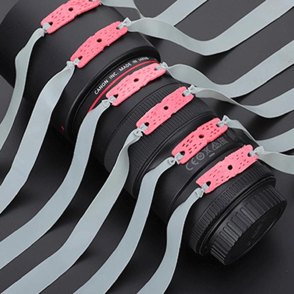 6Pcs Outdoor Slingshot Flat Rubber Band Powerful Elastic Hunting Sports ...